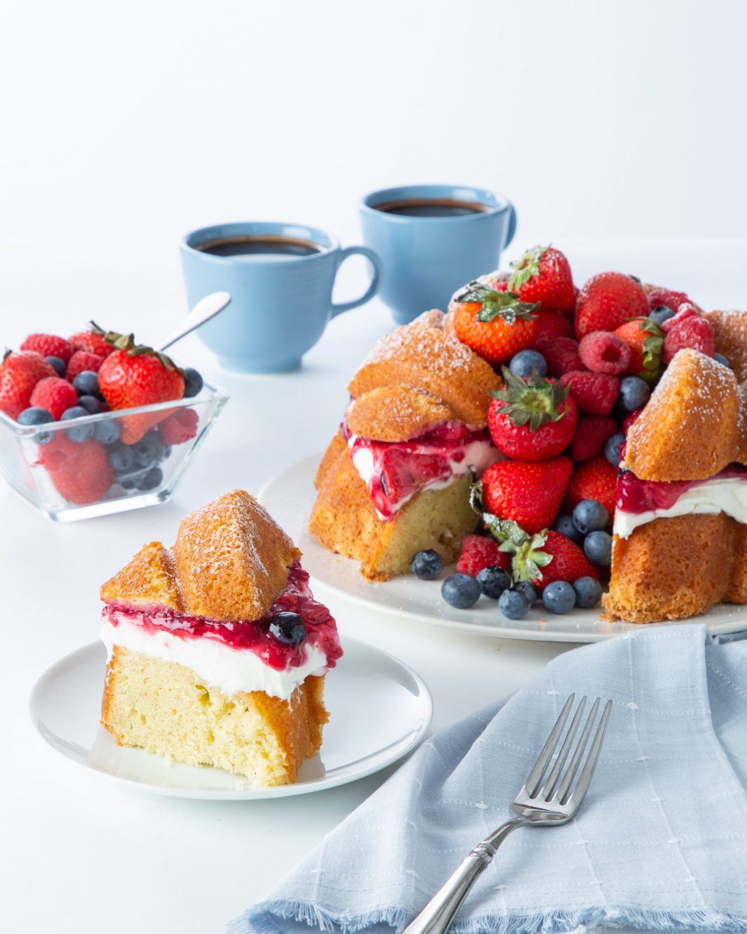 Berry Shortcake Bundt - Bake from Scratch
